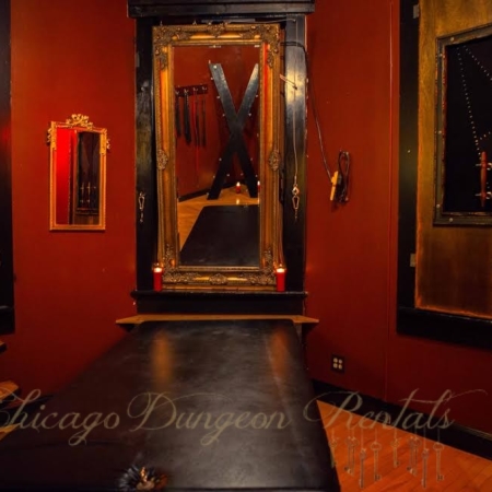 Red Room view from the Table - Chicago Dungeon Rentals